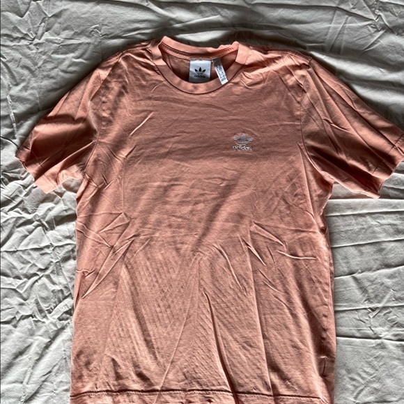 adidas | Shirts | Adidas Salmon Colored Tshirt Medium In Size | Poshmark